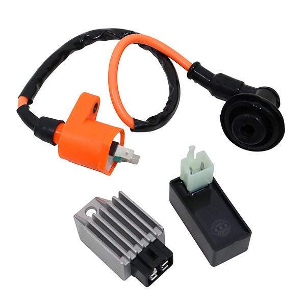 ホンダ DIO50 ディオ AF17 AF18 AF27 AF28 AF34 AF35 ZX50 イグニッションコイル レギュレーター CDI セット 強化 ASSY ライブディオ イグナイターエンジンのパワーを最大限引き出します。カスタム...