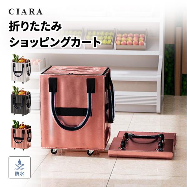 大容量でたっぷり入り、持っても引っ張っても使える多機能ショッピングバッグです。■カラーシルバーブラックローズキーワードバッグ レディース キャリーケース キャリーカート シルバーカート 手押し車 エコバッグ 買い物バッグ ショッピングカート...