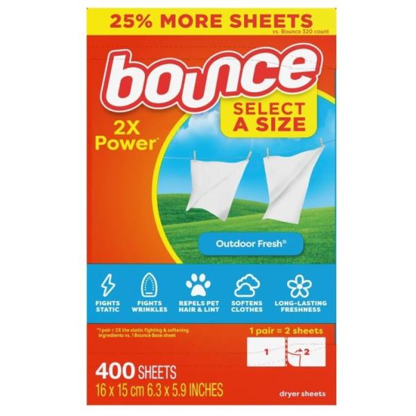 - 乾燥機に入れるだけで 静電気防止・シワ防止・柔軟効果- Outdoor Fresh（アウトドアフレッシュ） の爽やかな香り- ペットの毛・糸くずの付着を軽減- 衣類を柔らかくし、乾燥後の仕上がりを向上- HE乾燥機・通常乾燥機どちらでも...