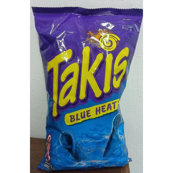 ・訳アリ商品/賞味期限　2026/7/14・おやつに、おつまみに、サラダフレーク用に・全米で大ヒット中の鮮烈な「青い」スナック: トルティーヤ生地をくるくるとロール状に巻いて揚げた、アメリカで大人気の激辛スナックシリーズです。・目を見張るエ...