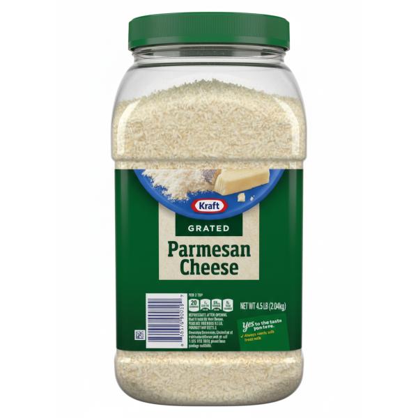 ◆ブランド 　　Kraft ◆容量　　　　2.04kg◆原材料・パルメザンチーズ（牛乳、食塩、酵素）・ナチュラルフレーバー・保存料（ナイシン）◆クラフトのパルメザンチーズを大容量4.5ポンド（約2kg）で詰めた業務用サイズです。　パスタ、ピ...
