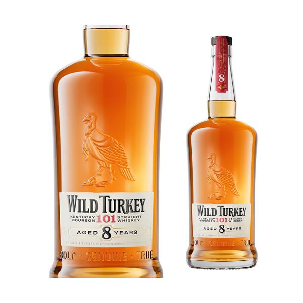 「ワイルドターキー」ブランドの代表で、アルコール度数が高く、重厚な味わいながらも、心地よい甘さとコクの繊細なバランスが感じられます。同ブランドの中でもボトリング時の加水量が少ないため、ライ麦由来のスパイシーさや深いバニラ香がしっかり感じられ...