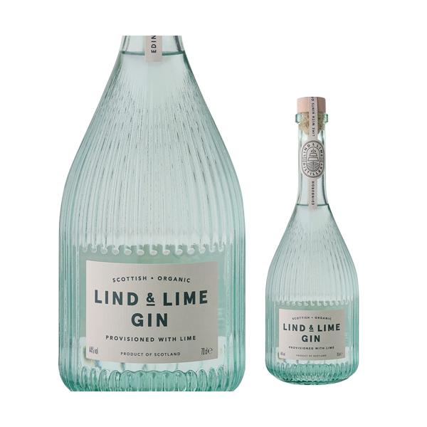 エジンバラの歴史感じるオーガニックジン「リンド＆ライム ジン」！UK・EUオーガニック認証を取得するボタニカル7種(ジュニパー、コリアンダー、アンジェリカ、リコリス、オリスルート、ピンクペッパー、ライムピール)を使用したオーガニックジン。そ...