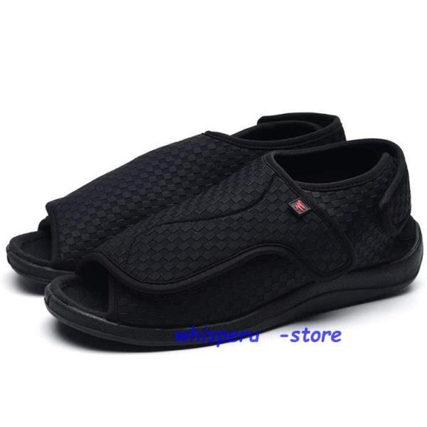 【幅が広い】ソールの幅は４E相当です。甲のマジックテープに幅があるので５Eも大丈夫だ。病院内で安心、安全、快適。通気性のよいメッシュ素材。【脱ぎ履き容易】 マジックテープを外すと、大きく開口します。履くときも脱ぐときも楽々です！もちろん、履...