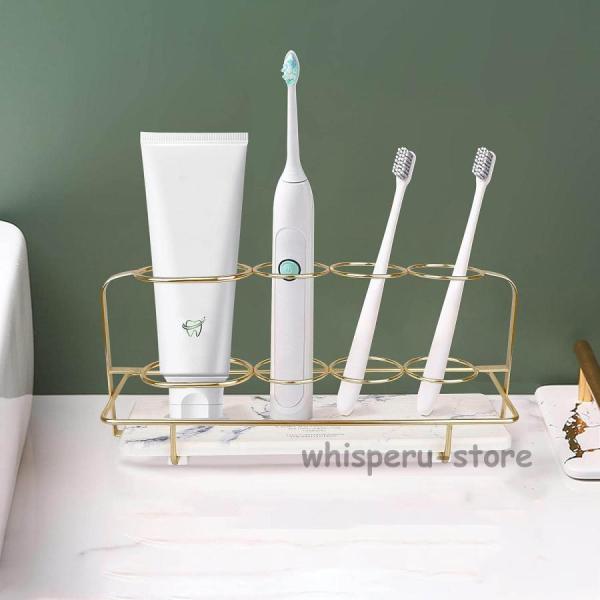 ◆人にも環境にもやさしい自然素材の珪藻土を採用するトレー＆メッキ処理されたサビ止め金属製歯ブラシ立て〜お得！◆瞬時に水分を吸収し、清潔に使用でき、洗面所まわりもすっきり片付きます。◆シンプルでおしゃれなデザインで、高級感あふれる空間を演出し...