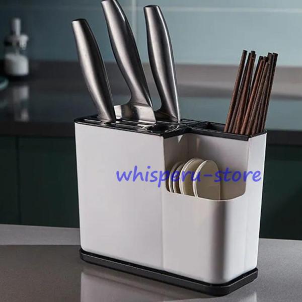 ■品名：包丁スタンド ■素材：PP■カラー:全2色■サイズ：写真参考包丁スタンド おしゃれ ナイフスタンド 包丁立て キッチンナイフ ハサミスタンド キッチン 収納 調理小道具たて 包丁 スタンド ナイフ 収納 ケース シンプル ナイフブロ...