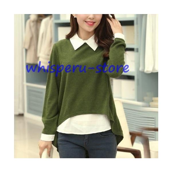 シャツ ブラウス レディース 40代 50代 きれいめ 春 秋 冬 秋冬 フォーマル オフィス おしゃれ 大きいサイズ 無地 襟付き 長袖 プルオーバー トップス 華やか 韓国ファッション 通勤 カジュアル 婦人服 ミセス 20代 30代 ...