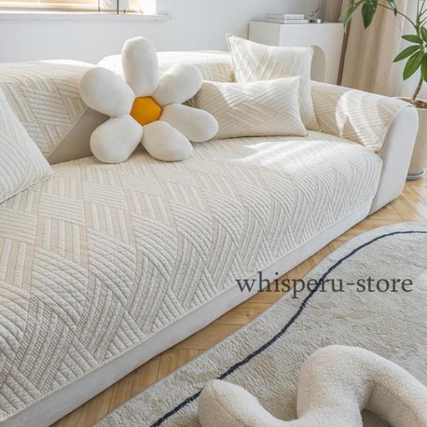 【ぴったりフィット】ソファクッションカバーは最大90x160cmまで対応しており、ストレッチソファカバーは家の装飾スタイル全体にまったく新しい変化をもたらし、リビングルームの高級感を高めます。そして、手触りが柔らかく、快適で、厚くて勉強にな...