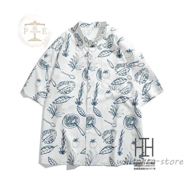 半袖シャツ メンズ アロハシャツ ボタニカル  接触冷感 大きいサイズ 柄シャツ おしゃれ アメカジ 夏 サマー 開襟シャツ メンズシャツ カジュアル【カラー】ホワイト【素材】97％ポリエステル、3％ポリウレタン※あくまで画像はイメージです...