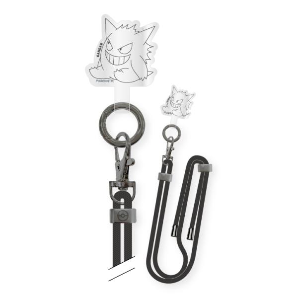 ■カラー: 2.ゲンガー関連キーワード: ショルダーストラップ ゲンガー ポケモン POKEMON 長さ調整可能 かわいい スマホショルダー ストラップホルダー スマホ ショルダー ストラップ ホルダー ポケットモンスター ぽけもん くわっ...