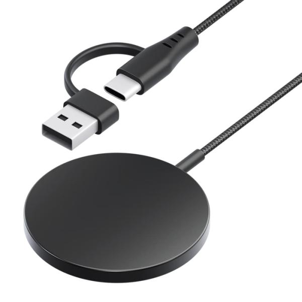 ■カラー: ブラック■素材: PC (ポリカーボネート)関連キーワード: ワイヤレス充電器 充電器 MagSafe充電器 マグネット充電器 磁気充電器 置くだけ充電器 スマホ充電器 MagSafe対応 マグセーフ対応 マグネット式 磁石 急...