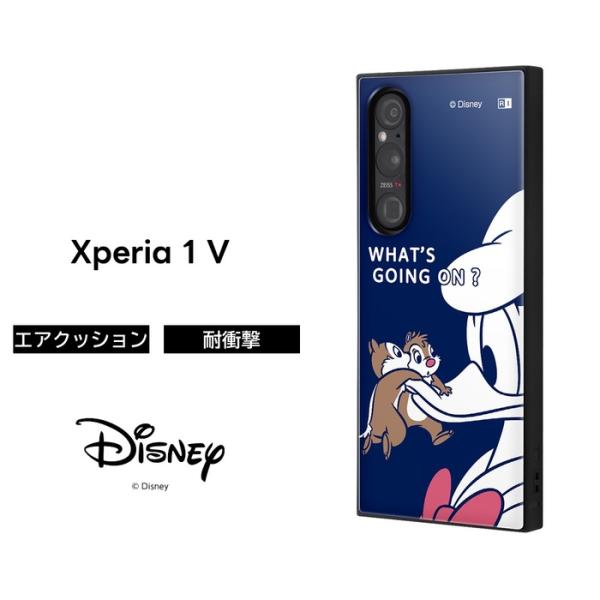 ■対応端末: Xperia 1 V■カラー: チップ＆デールとドナルド■素材: ポリカーボネイト素材 熱可塑性ポリウレタン樹脂■ストラップホール: あり■ワイヤレス充電: 対応■MagSafe: 非対応関連キーワード: Xperia1V ケ...