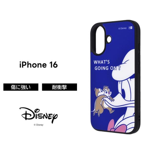 ■対応端末: iPhone 16■カラー: チップ＆デールとドナルド■素材: 熱可塑性ポリウレタン、ポリカーボネート■ストラップホール: あり■ワイヤレス充電: 対応■MagSafe: 非対応関連キーワード: iPhone16 ケース チッ...