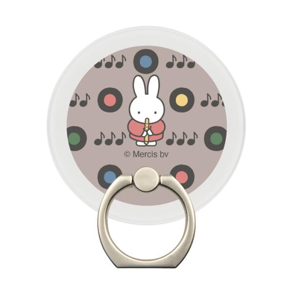 ■対応端末: 各種スマートフォン■カラー: MIFFY &amp; MUSIC_6■素材: アクリル、マグネット、合金、鉄関連キーワード: スマホリング ミッフィー かわいい マグネット シンプル スマホ リング バンカーリング 落下防止 ...