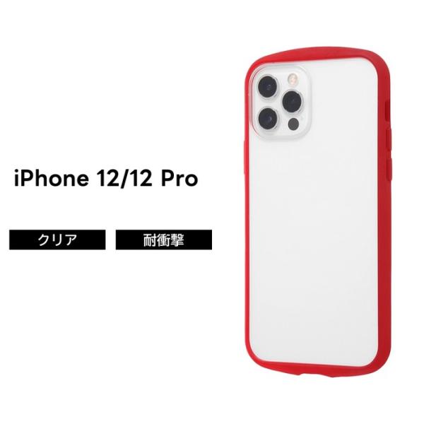 ■対応端末: iPhone 12 / iPhone 12 Pro■カラー: クリア/レッド■素材: ポリカーボネイト素材、熱可塑性ポリウレタン樹脂■ストラップホール: あり■MagSafe: 対応関連キーワード: *
