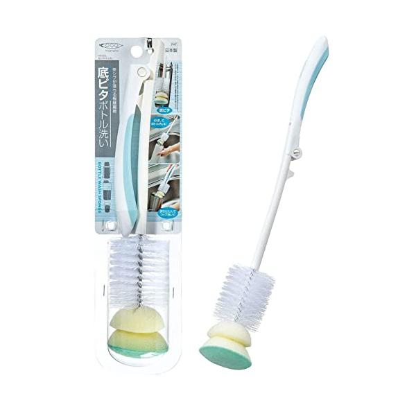 ・ホワイト 伸長時約長さ39×幅3.5×奥行4 伸縮時約長さ28×幅3.5×奥行4cm KB-823・・PatternName:底ピタ ボトル洗い・本体サイズ・・・伸長時約39×3.5×4 伸縮時約28×3.5×4cm・素材・原材料:ポリプ...