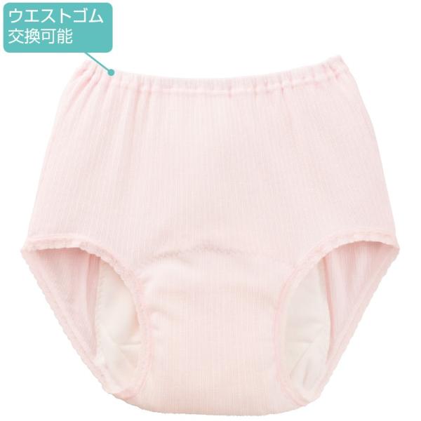 ◆婦人安心快適ショーツ 38163 多くても安心のガード力！(カラー)モカ・ピーチ (サイズ)Ｓ・Ｍ・Ｌ・ＬＬ・３Ｌ●［本体］綿１００％［吸水帯］表：ポリエステル／中：綿 ポリエステル アクリル （ディスメル?）／裏：ポリエステルウレタンコ...