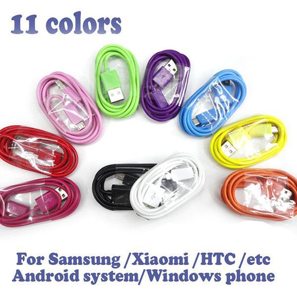 【モバイルバッテリーの充電に最適！！】長さ ：1mカラー：グリーン　ブラック　オレンジ　レッド　パープル　イエロー（残り僅か）Android各種・Samsung・Galaxy・LG・NEXUS・HTC・Sony・Xperia・ASUS・Mo...