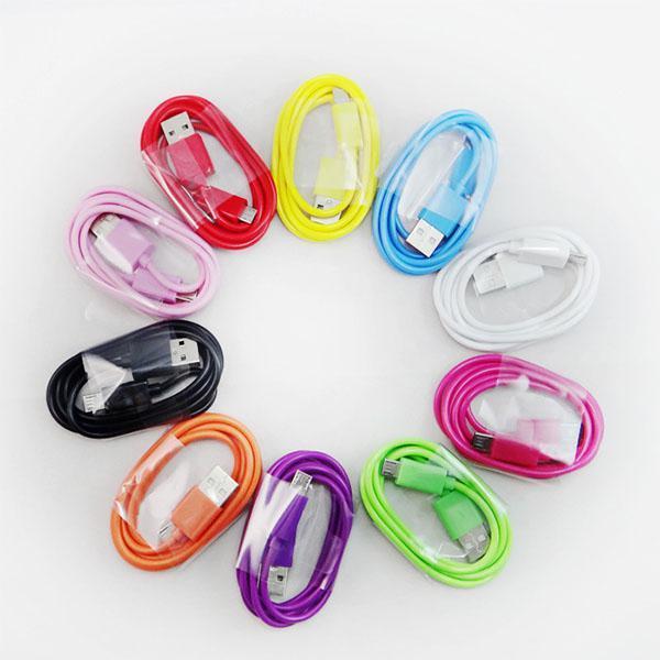 【モバイルバッテリーの充電に最適！！】長さ ：1mカラー：グリーン　ブラック　オレンジ　レッド　パープル　イエロー（残り僅か）Android各種・Samsung・Galaxy・LG・NEXUS・HTC・Sony・Xperia・ASUS・Mo...