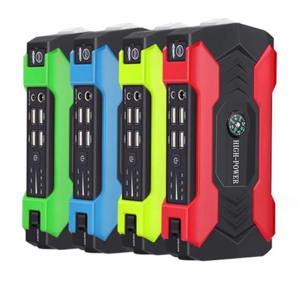 【ピンチを助ける】ジャンプスターターとは車のバッテリーが上がってしまった（放電してしまった）時、ブースターケーブルを車のバッテリー端子につなぐだけで車を簡単に始動できる便利グッズです。【エンジン始動】28000ｍAｈの大容量、12Vガソリン...