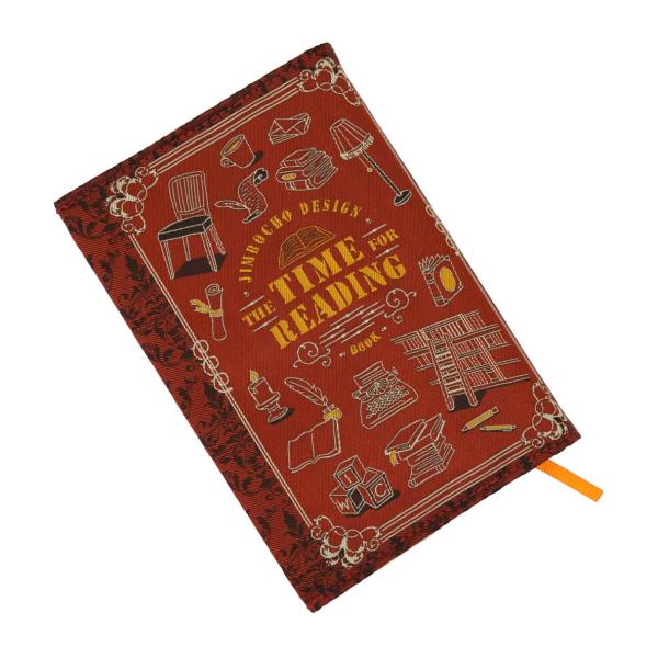 ☆WIC Design Book Jacket☆ネクタイ生地を使用した、文庫サイズ対応のブックカバーです。上質なジャガード織生地に、ヴィンテージブックをイメージした「TIME READING」デザインを繊細に表現しました。クラシカルなモチー...
