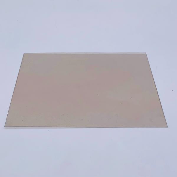 ストーブ用　天然 マイカ（雲母）未使用 　のぞき窓■110mm×120mm　　ストーブ覗き窓用の耐熱マイカです。厳選されたルビーマイカを使用しています。自在にハサミやカッターなどでカットしてご利用できます。下記、商品説明に続く