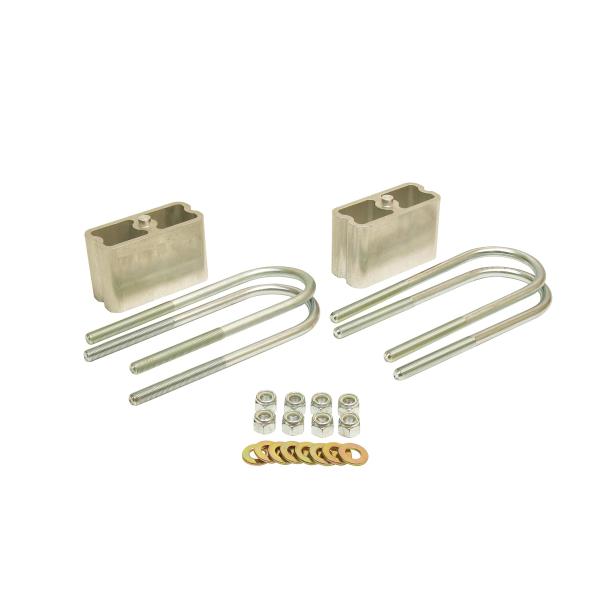 商品名: Belltech 6200 下降ブロックキット Belltech Leaf Spring Block Kit, 3 in Lowering, Hardware/U-Bolts, Aluminum, Natural, 2-1/2 o...