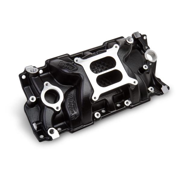 商品名: Weiand マニホールド- Sbc スピードウォリアー - ブラック Weiand 8150BK Speed Warrior Intake - Chevy Small Block V8 - Black Ceramic Coate...