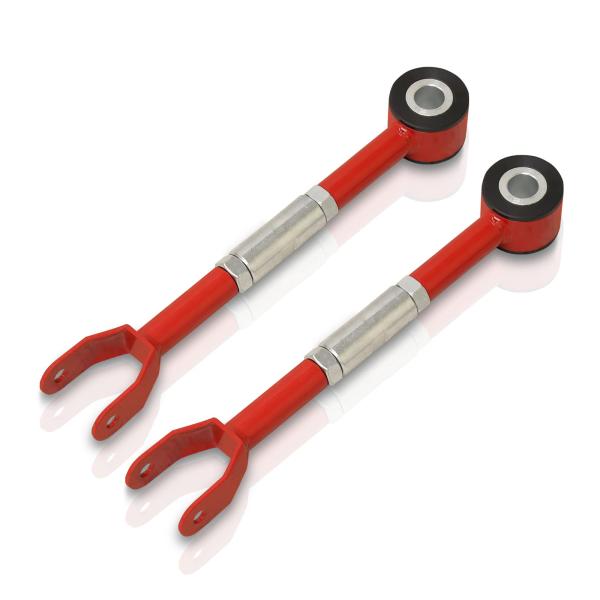 商品名:  AJP Distributors JDM Rear Lower Suspension Adjustable Toe Traction Control Arms Pair LCA Kit Red Compatible/Replac...