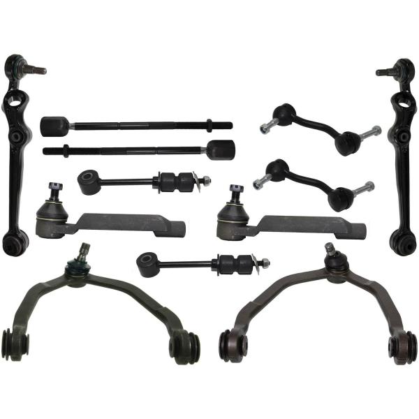 商品名:  PartsW - 12 PC Kit for FORD THUNDERBIRD 1993-1997 / MERCURY COUGAR 1989-1997, Front Upper &amp; Lower Control Arms...