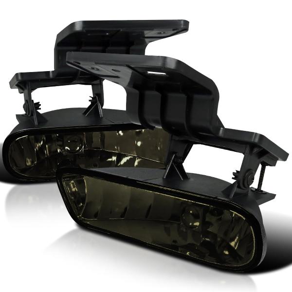商品名: Spec-D チューニング スモークレンズ フォグライト + 881 電球付属 シボレーシルバラード 1500 1999-2002 L+R ペアアセンブリ Spec-D Tuning Smoke Driving Fog Light...