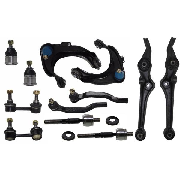 商品名:  PartsW - 12 Pc Complete Suspension Kit Front Lower Upper Control Arm + Ball Joints Inner Outer Tie Rod End Sway Ba...