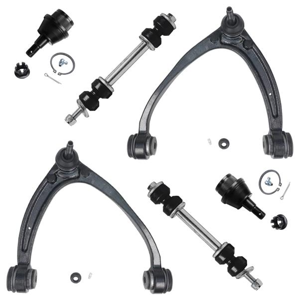 商品名:  Detroit Axle - 6pc Front End Kit for Chevy Silverado GMC Sierra Yukon XL 1500 Tahoe Avalanche Escalade ESV EXT, 2 ...