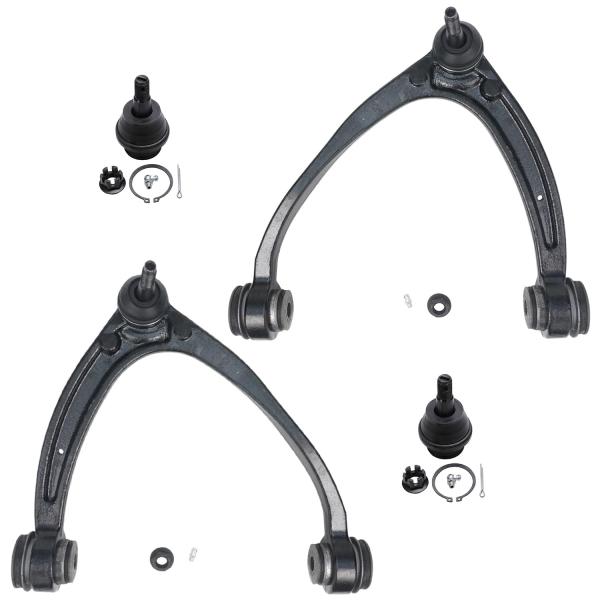 商品名: デトロイト車軸 フロントアッパーコントロールアーム&amp;ローワーボールジョイント(スチール下部コントロールアーム用) 2007-2013 シボレー アバランチ サバーバン 1500 シボレー シルバラード GMC シエラ 15...