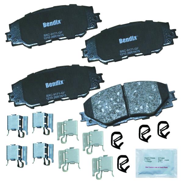 商品名: Bendix CFC1210 プレミアム銅フリーセラミックブレーキパッド Bendix Priority1 CFC1210 Ceramic Front Brake Pads for Select Models Lexus HS25...