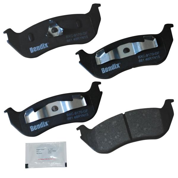 商品名: Bendix プレミアム 銅不使用 CFC881 セラミックブレーキパッド (後部) Bendix Priority1 CFC881 Ceramic Rear Brake Pads for Ford Explorer 2005-2...