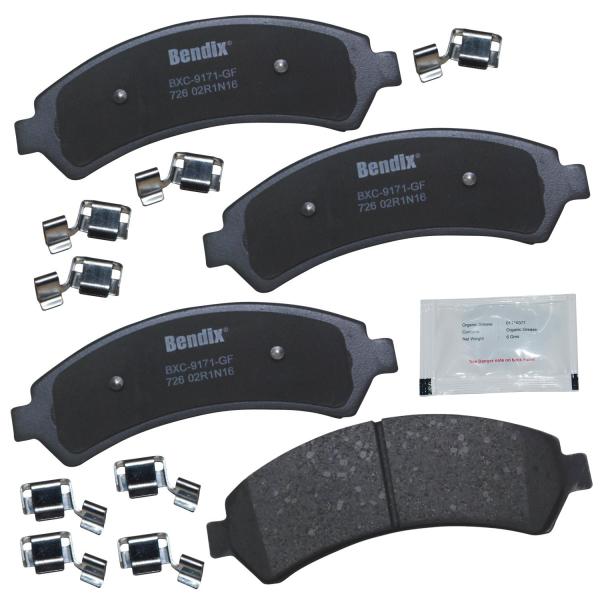 商品名: BENDIX〓 プレミアム銅不使用 CFC726 Bendix Priority1 CFC726 Ceramic Front Brake Pads for Chevrolet Blazer 2005-1997, S10 2004-...