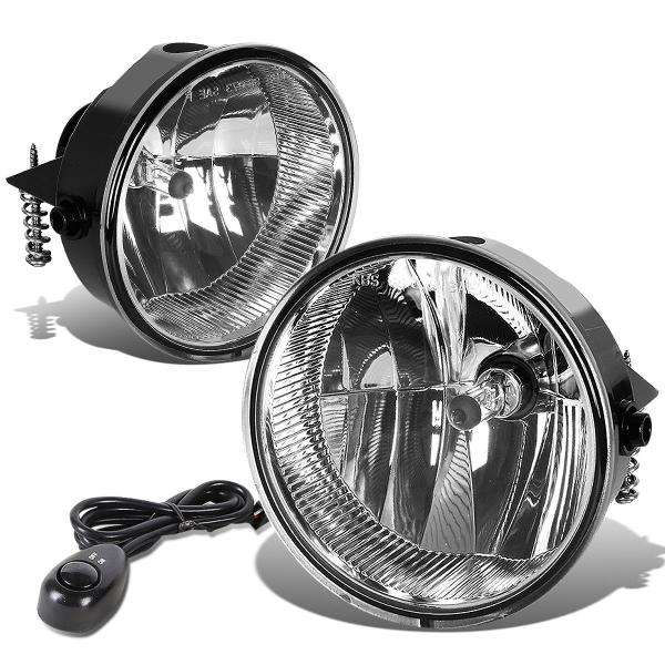 商品名: Auto Dynasty フォグライトアセンブリ 2011-2014 フォード F150 リンカーン マーク LT フロントバンパー ドライビングフォグランプ スイッチ付き 運転席 助手席側 クリアレンズ Auto Dynasty...