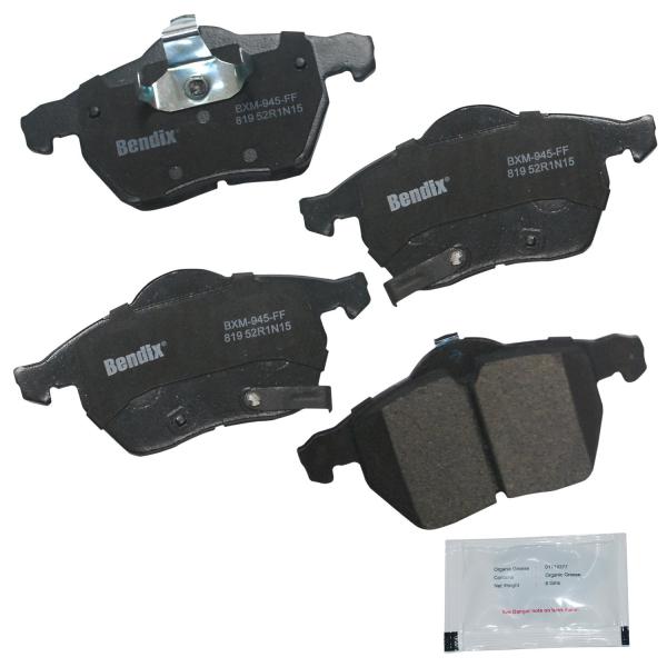 商品名: Bendix プレミアム銅フリー CFM819 セミメタリック ブレーキパッド(フロント) Bendix Priority1 CFM819 Semi-Metallic Front Brake Pads for Select Mod...