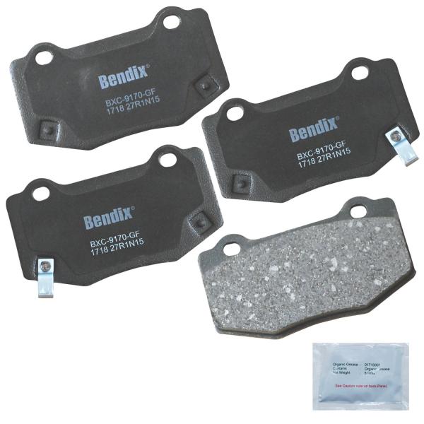 商品名: Bendix プレミアムコッパーフリー CFC1718 セラミックブレーキパッド(リア) Bendix Priority1 CFC1718 Ceramic Rear Brake Pads for Cadillac ATS 2019...