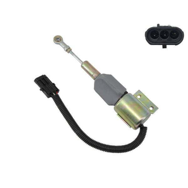 商品名:  New Fuel Shut-Off Solenoid w 24 Volt Pigtail fits Cummins 4BT/ 6BT 5.9L Engines Hyundia R220-5 R210-3 Komatsu PC20...