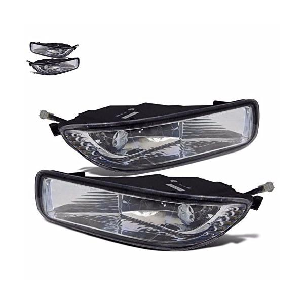 商品名: クリアレンズフォグライトバンパードライブランプキット 2003〜2004年式トヨタカローラに対応 Clear Lens Fog Light Bumper Driving Lamps Kit Compatible with 2003...
