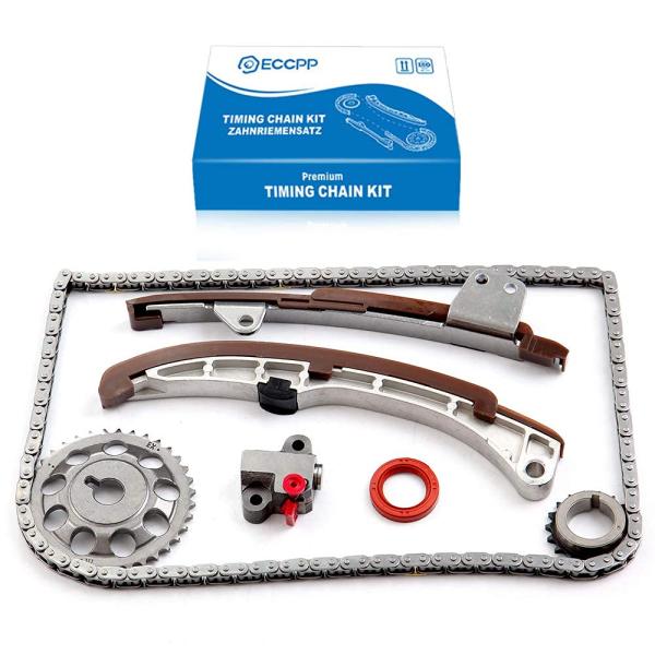 商品名: ECCPP タイミングチェーンキット テンショナーガイドレールカム スプロケット クランクスプロケット 2004-2006 2005 サイオン xB ベースワゴン 1.5L DOHC 1NZFEエンジン用 ECCPP Engine...