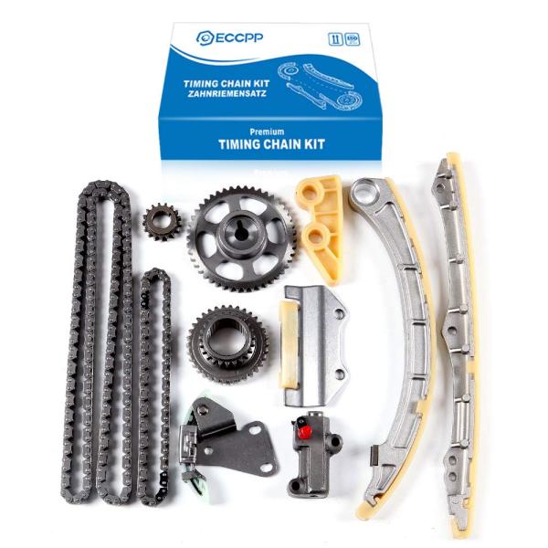 商品名: ECCPP TK4033 タイミングチェーンキット テンショナーガイドレール スプロケット クランク スプロケット オイルポンプチェーン 02-06 アキュラ RSX ホンダ シビック Si 2.0 K20A3用 ECCPP En...