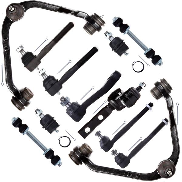 商品名:  SCITOO 12pcs Suspension Kit 2 Front Upper Control Arms 2 Lower Ball Joints 2 Outer 2 Inner Tie Rod End 2 Front Swa...