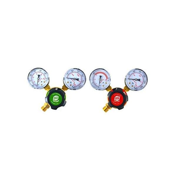 商品名:  S〓A - Oxygen and Acetylene Regulators Welding Gas Gauges Pair - Rear Entry - LDP series - Check all the pictures a...
