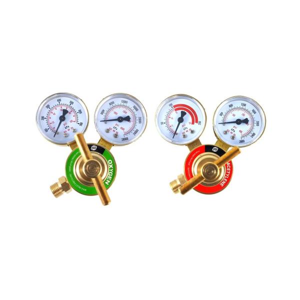 商品名:  S〓A - Oxygen and Acetylene Regulators Welding Gas Gauges Pair - Rear Entry - LDB series - Check all the pictures a...