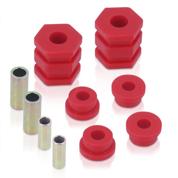 商品名:  AJP Distributors Upgrade JDM 4-Piece Front Lower Control Arm Suspension Polyurethane Bushing Kit Red Compatible/Re...