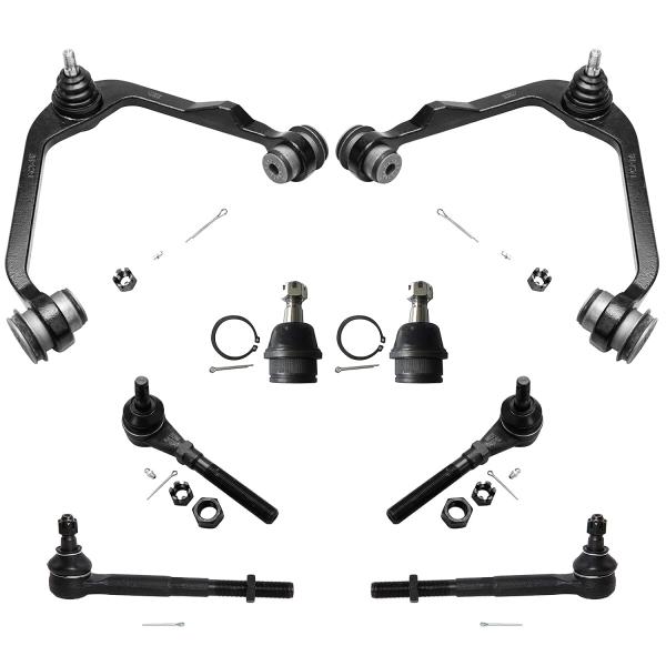 商品名: Detroit Axle ? 2WD フロントアッパーコントロールアーム フォード F-150 Expedition、Lincoln Navigator Blackwood、ボールジョイント、タイロッド用 ? サスペンションキット...