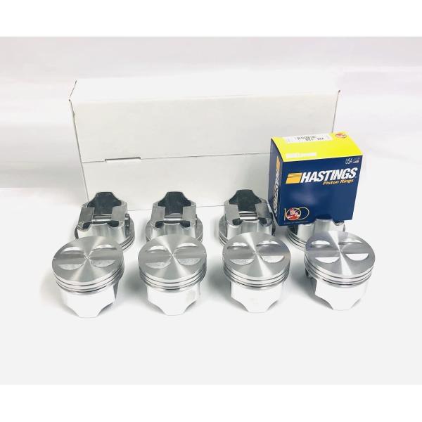 商品名: フラットトップ 4VR ピストン&amp;リングキット Ford 289 302 5.0 5.0L 1968-86に対応 (STD 4インチボア)。カートに入れる前に必要なサイズ以上をクリックしてください Flat Top 4VR...